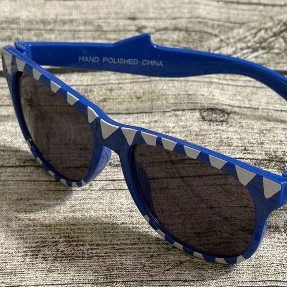 Accessories | Shark Kids Sunglasses Fun Blue Frame Shark Themed | Poshmark